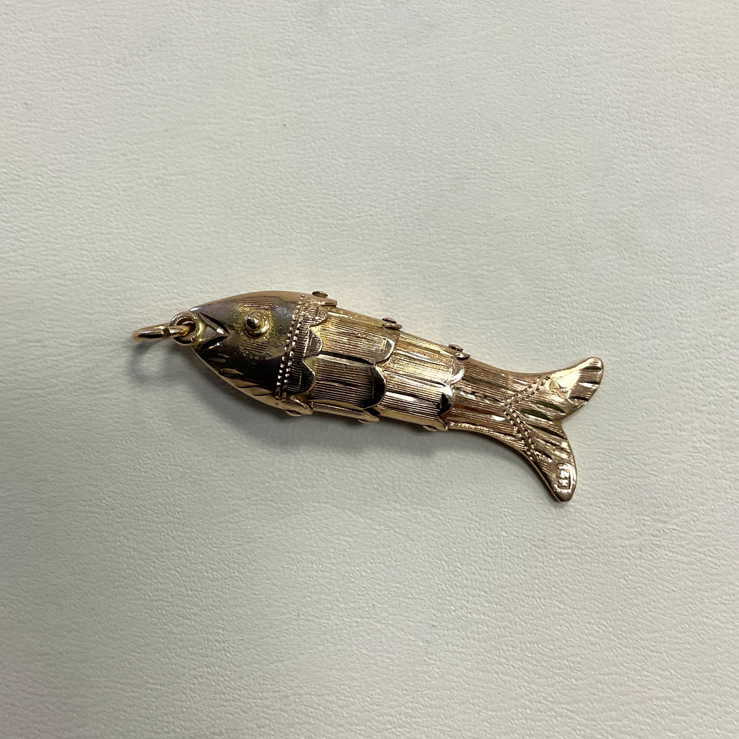 Vintage 1950s 14K Rose Gold Fish Charm | Beckner Jewelry Repair ...